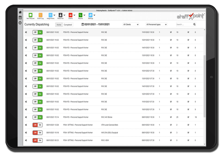 Automatic Notifications and Alerts | StaffPoint Automatic Dispatch ...